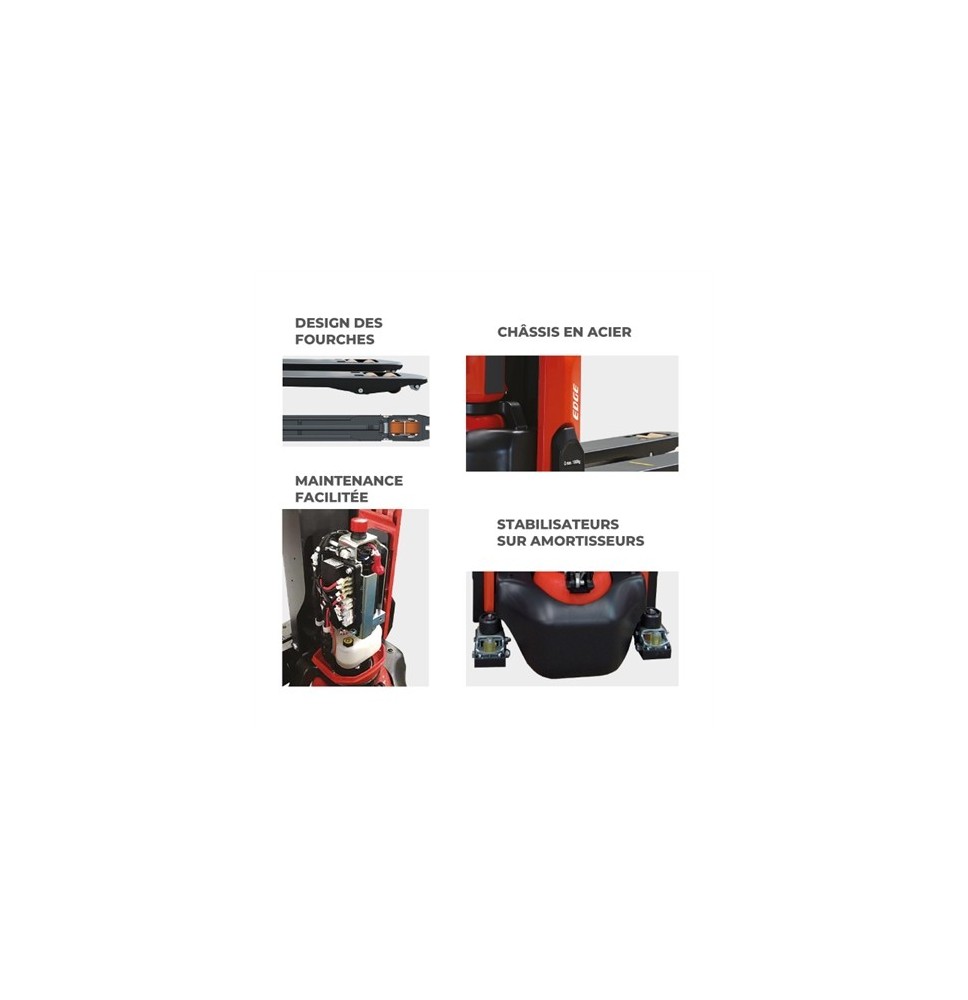 Transpalette électrique lithium 1500 kg PTE15N EDGE